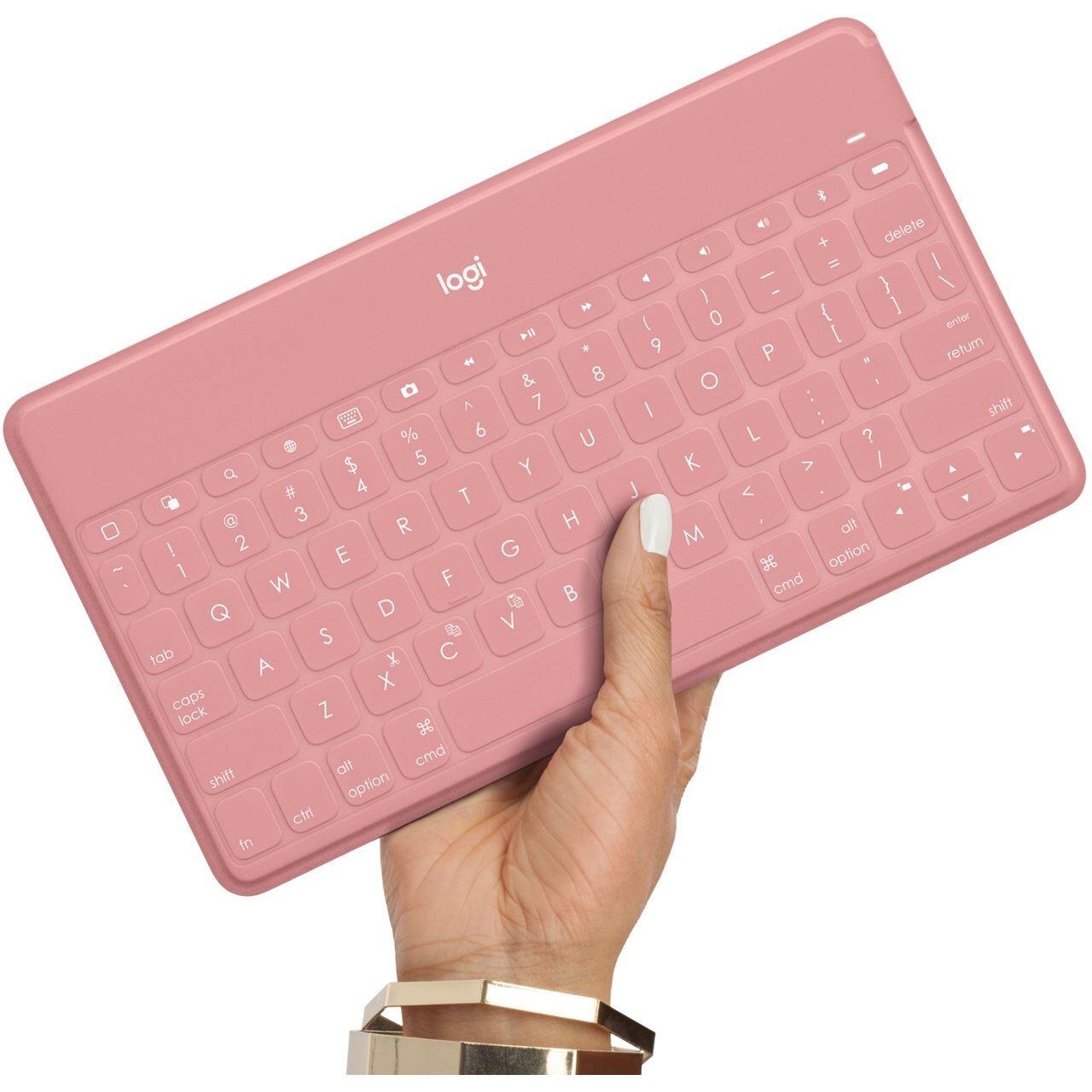 Logitech Keys-To-Go, DE, Blush Pink - Beamer-Discount.de