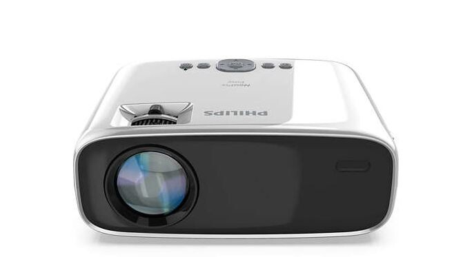Philips NeoPix Easy Mini-Projektor Pico-Beamer mit 2600 Lumen und WVGA ...
